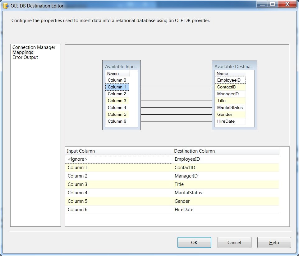SQL SERVER Import CSV File Into Database Table Using SSIS SQL 
