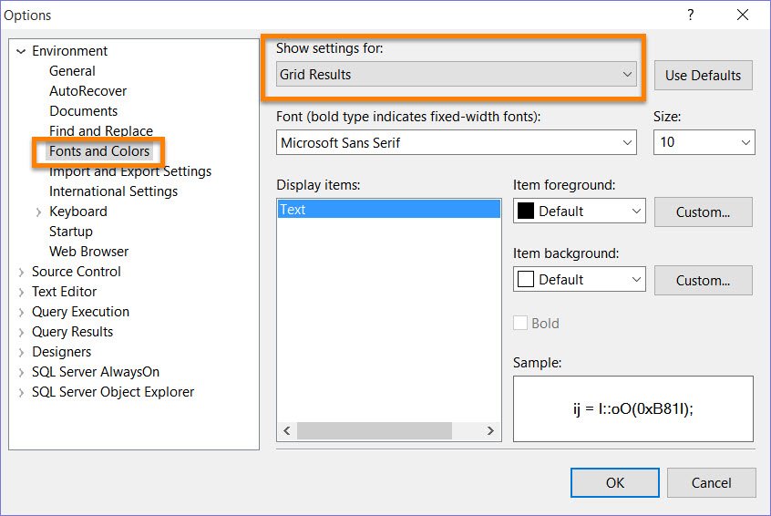 SQL SERVER How To Increase The SSMS Grid Font Size SQL Authority 