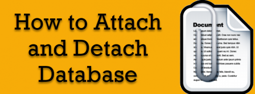 Sql Server T Sql Script To Attach And Detach Database Sql Authority With Pinal Dave 8485