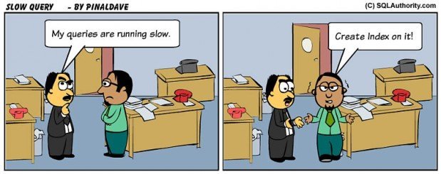 SQL SERVER - Comic Slow Query - SQL Joke - SQL Authority with Pinal Dave