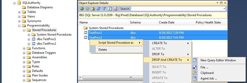 SQL SERVER Replace A Column Name In Multiple Stored Procedure All 