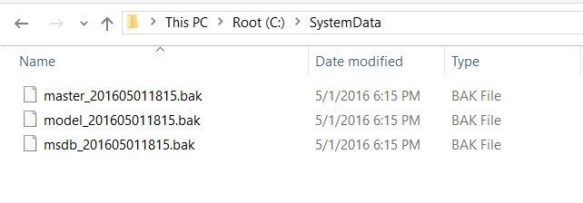 Powershell Backup Sql Server System Databases Sql Authority With Pinal Dave