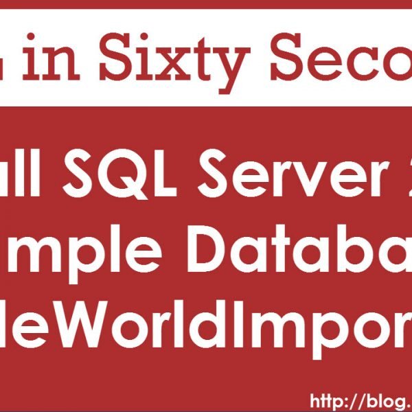Ssms And Execution Timeout Sql In Sixty Seconds 209 Sql Authority With Pinal Dave 3208