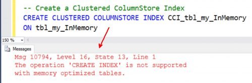 SQL SERVER - Fix Error Msg 10794, Level 16 - The operation 'CREATE ...