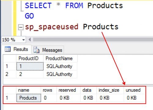 Sql Server Puzzle Why Does Spspaceused Show No Values Sql Authority With Pinal Dave