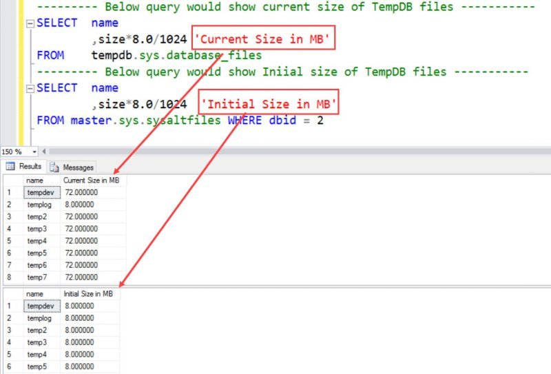 What Is The Initial Size Of TempDB Interview ion Of The Week 