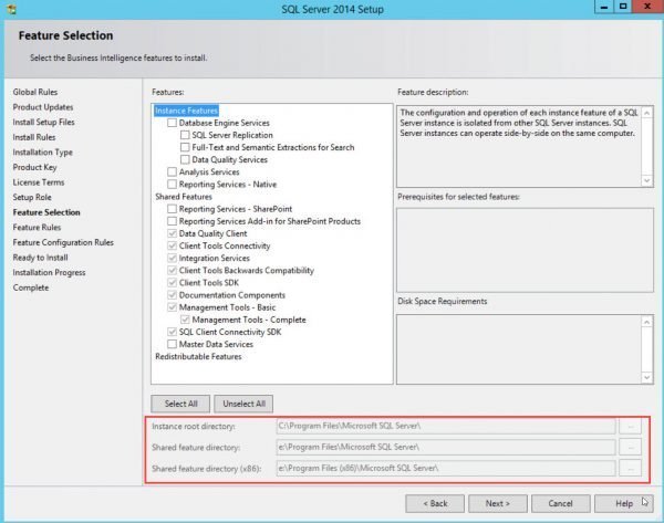 SQL SERVER - Unable to Change "Shared Feature Directory" Under Feature ...