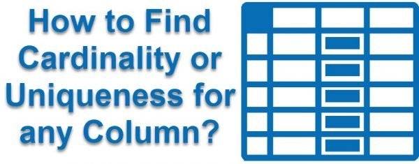 How to Find Cardinality or Uniqueness for any Column? - Interview ...