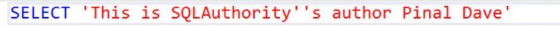 How To Escape A Single Quote In Sql Server Interview Question Of The 4284