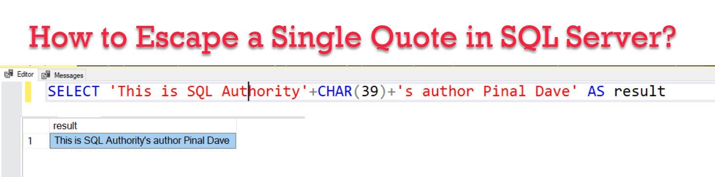 List Of Escape Characters In Sql Server Infoupdate