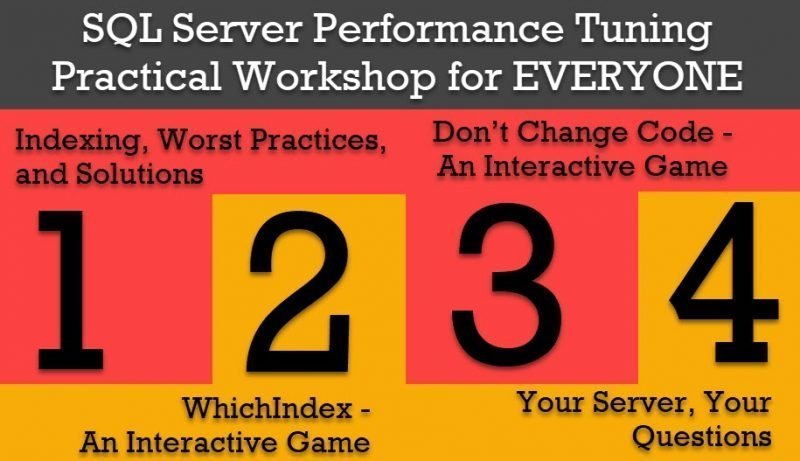 14 Days to #SQL Server Performance Tuning Practical Workshop for ... 14 Days to #SQL Server Performance Tuning Practical Workshop for ...