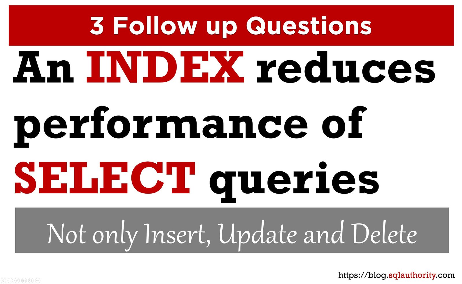 SQL SERVER 3 ions An Index Reduces Performance Of SELECT