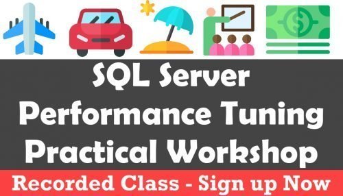 SQL Server Performance Tuning Practical Workshop - Discovery Phase - In Person Training - SQL ...