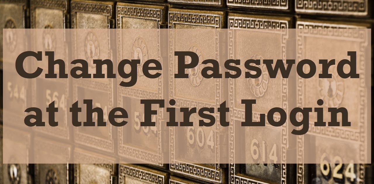 SQL SERVER Change Password At The First Login SQL Authority With