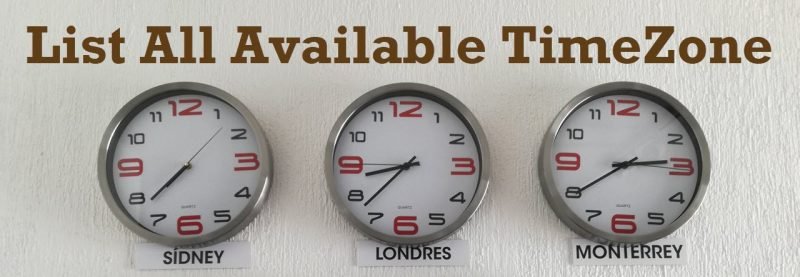 SQL SERVER List All Available TimeZone LaptrinhX