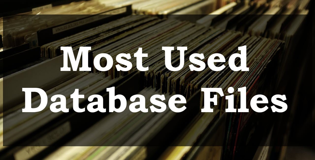 SQL SERVER Most Used Database Files Script LaptrinhX