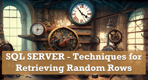 Sql Server Techniques For Retrieving Random Rows Sql Authority With Pinal Dave 6000